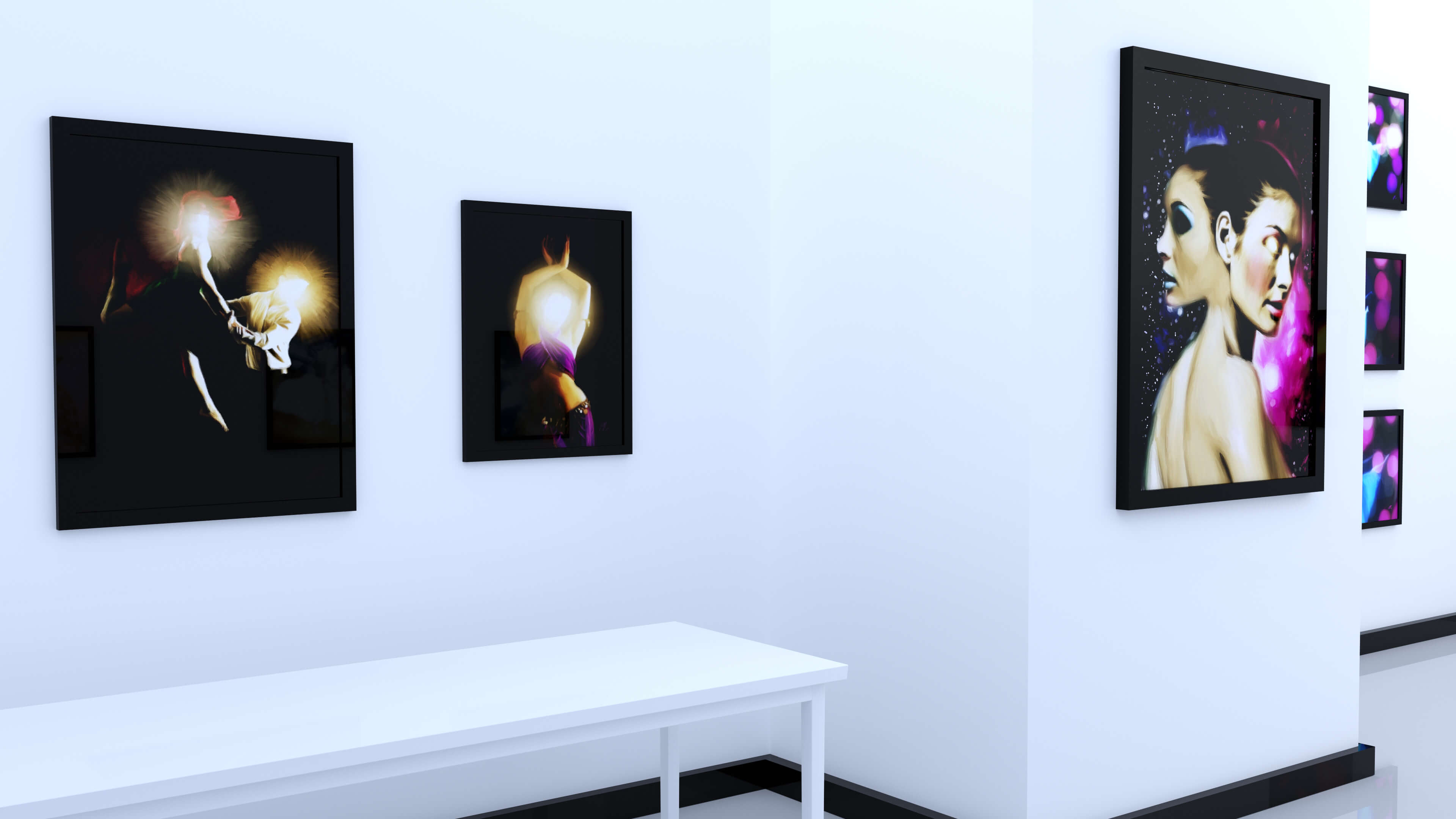 Private View: Reflective Rhythms Gallery - Daz Content by AshenPortfolio