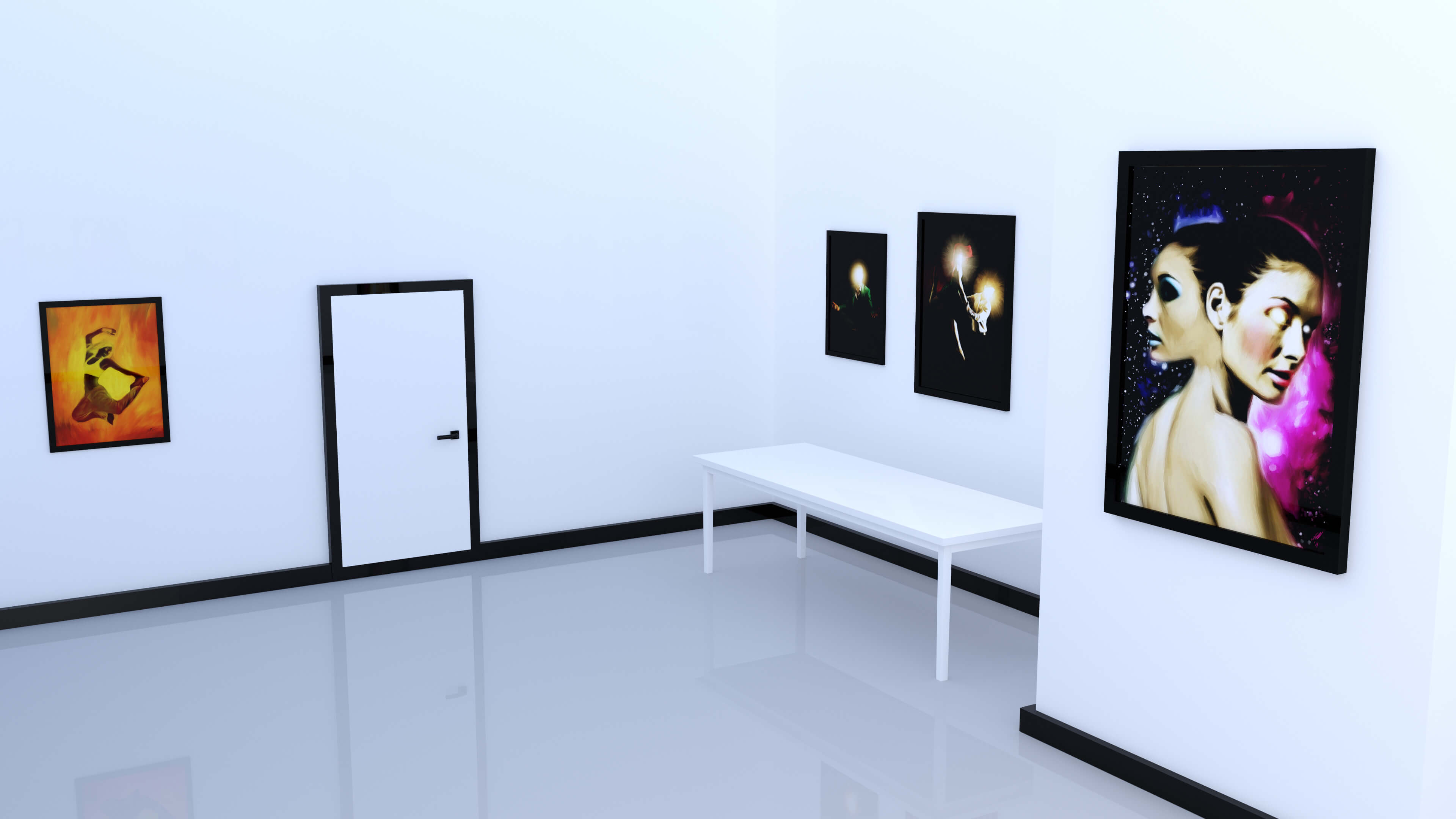 Private View: Reflective Rhythms Gallery - Daz Content by AshenPortfolio