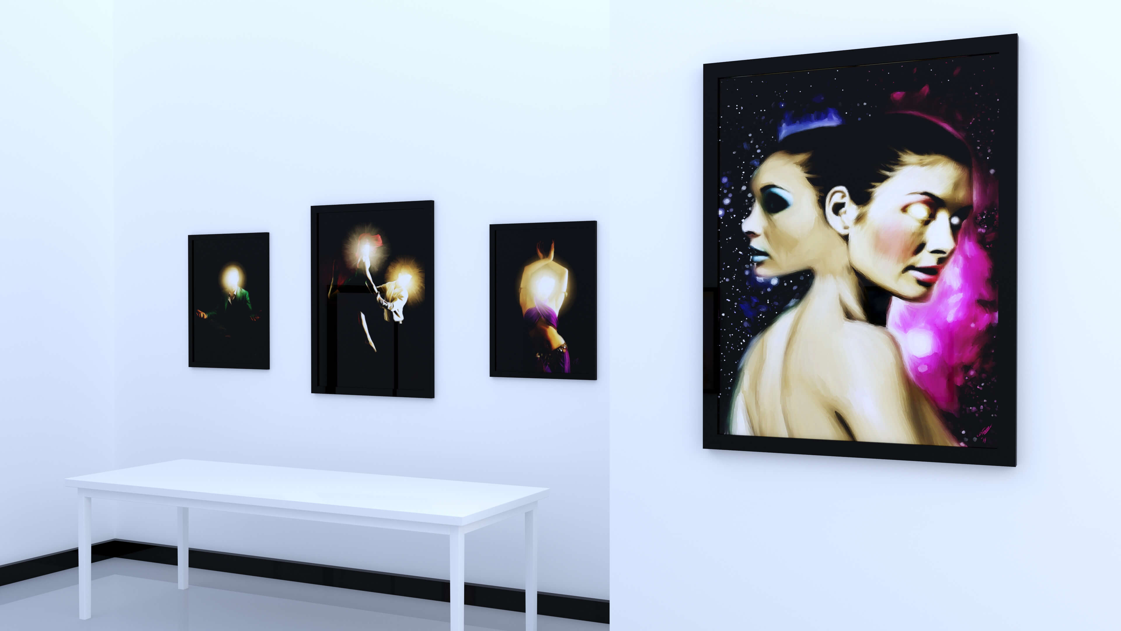 Private View: Reflective Rhythms Gallery - Daz Content by AshenPortfolio