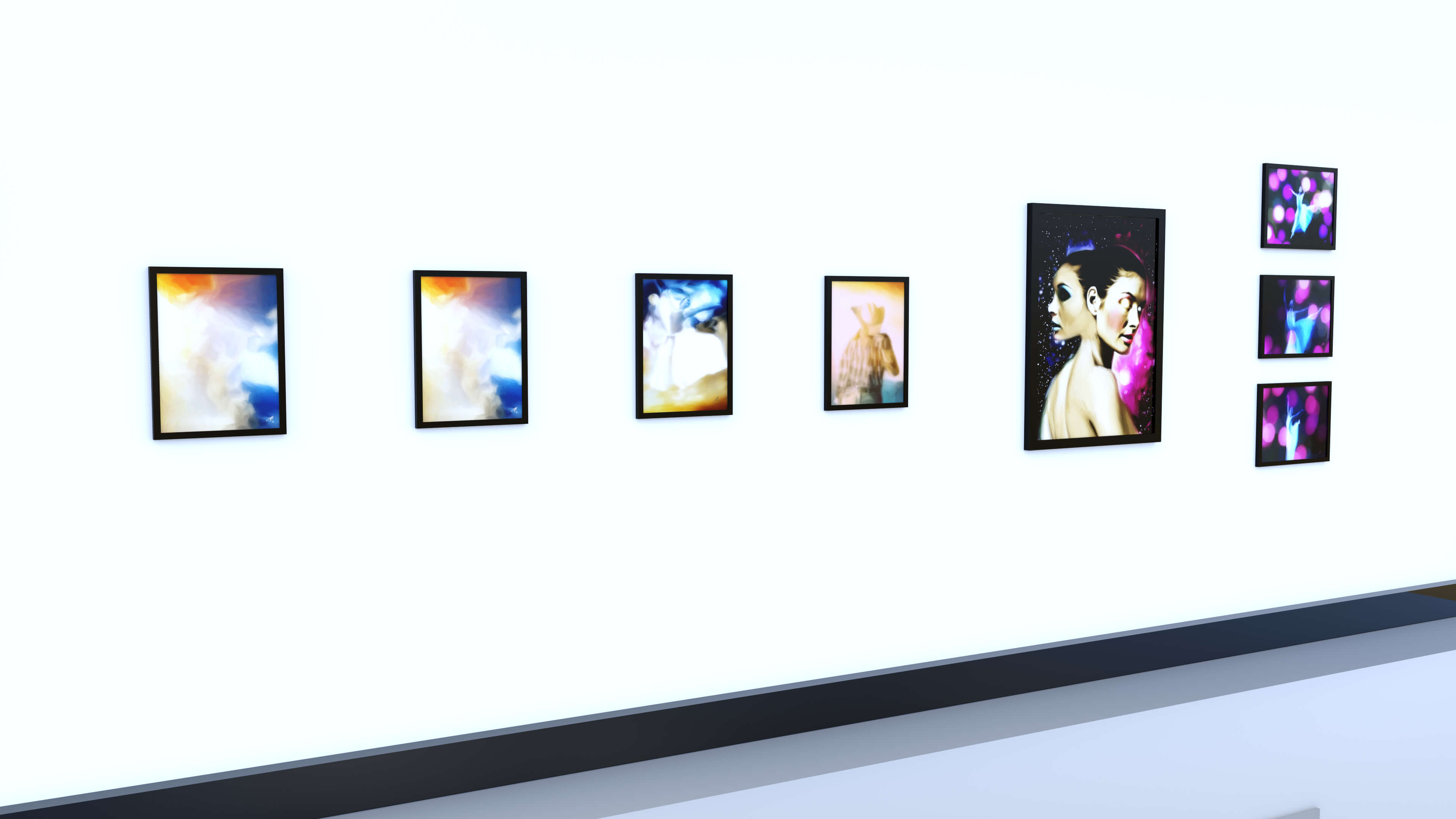 Private View: Reflective Rhythms Gallery - Daz Content by AshenPortfolio