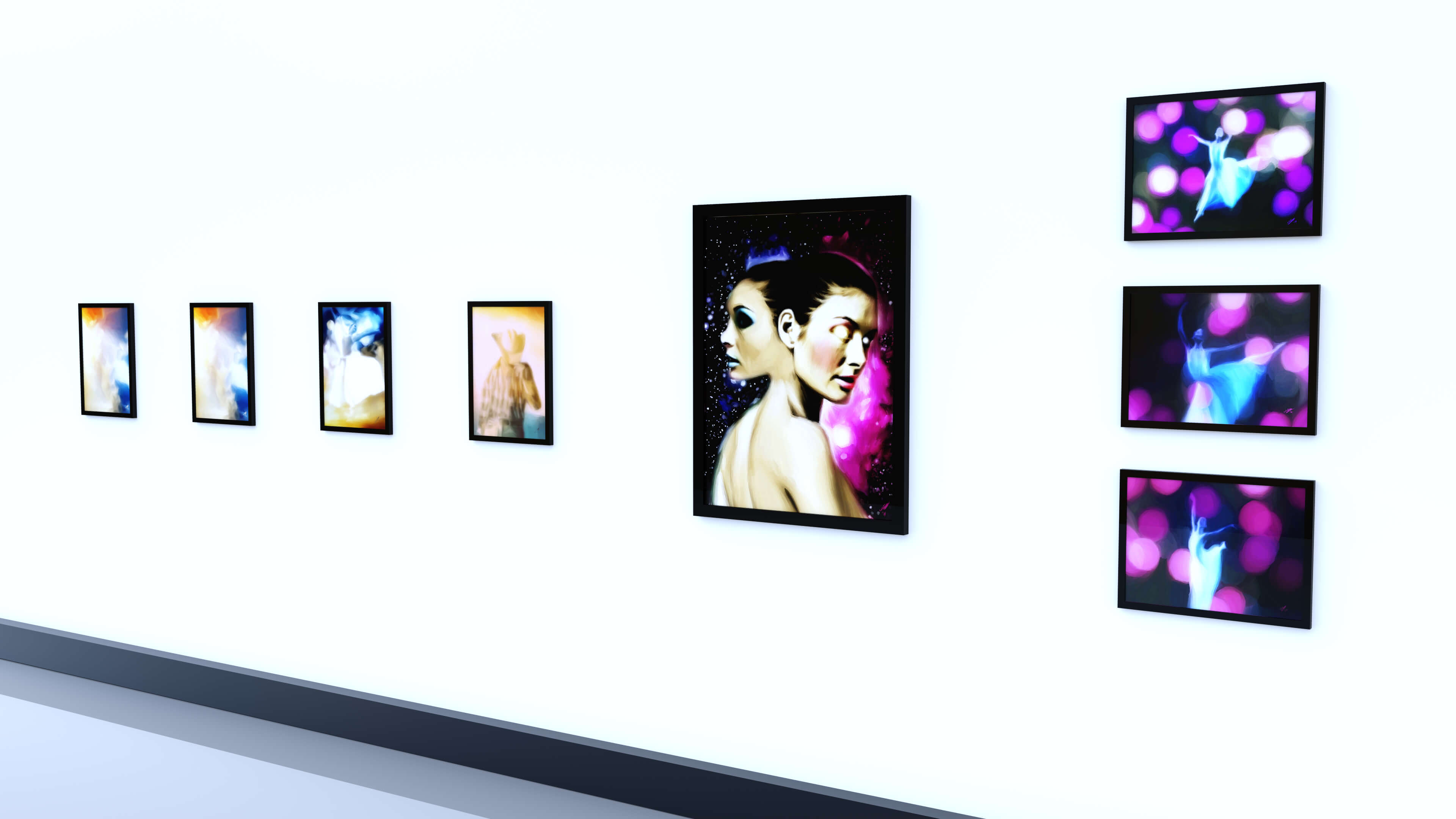 Private View: Reflective Rhythms Gallery - Daz Content by AshenPortfolio