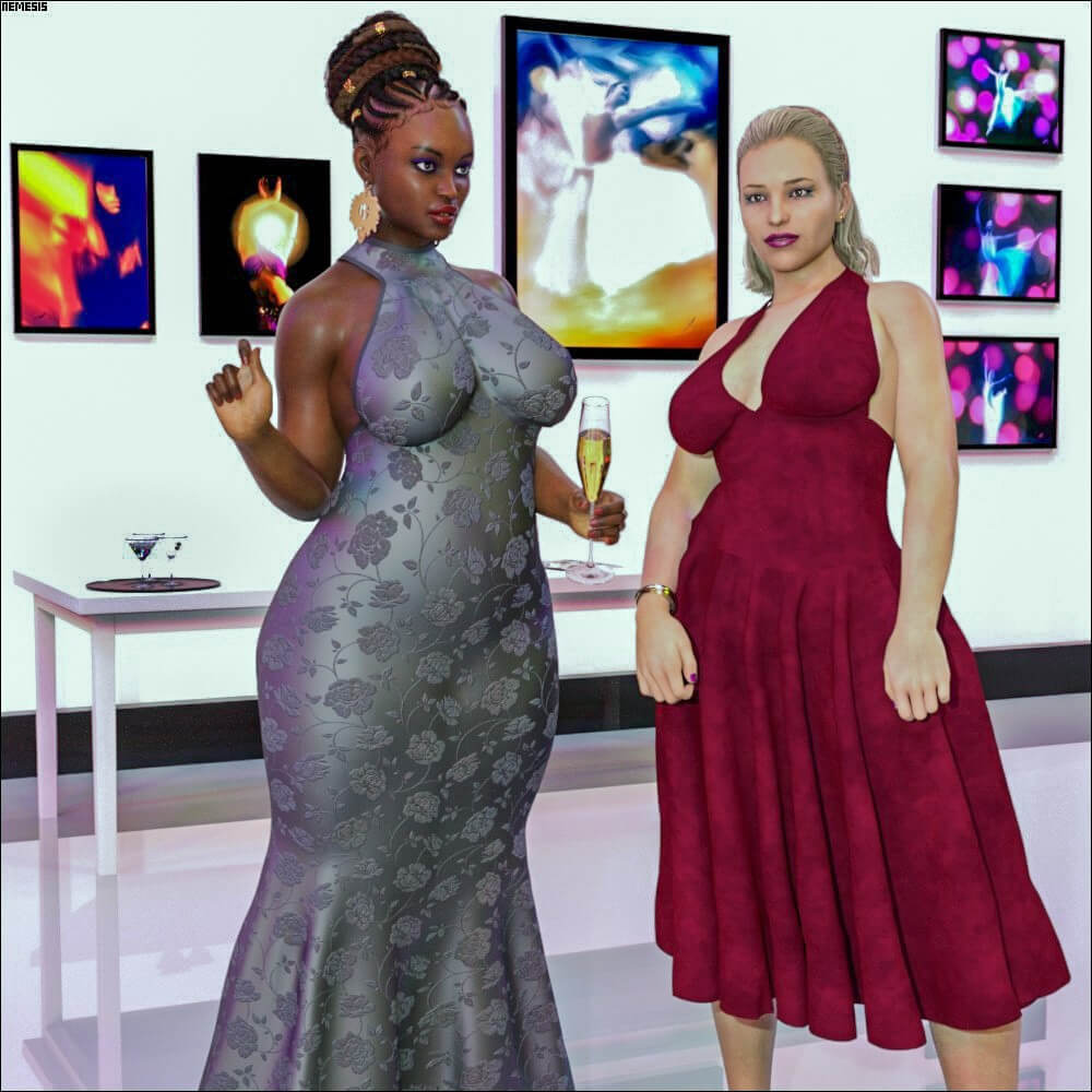 Private View: Reflective Rhythms Gallery - Daz Content by AshenPortfolio