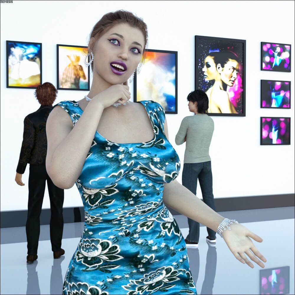 Private View: Reflective Rhythms Gallery - Daz Content by AshenPortfolio