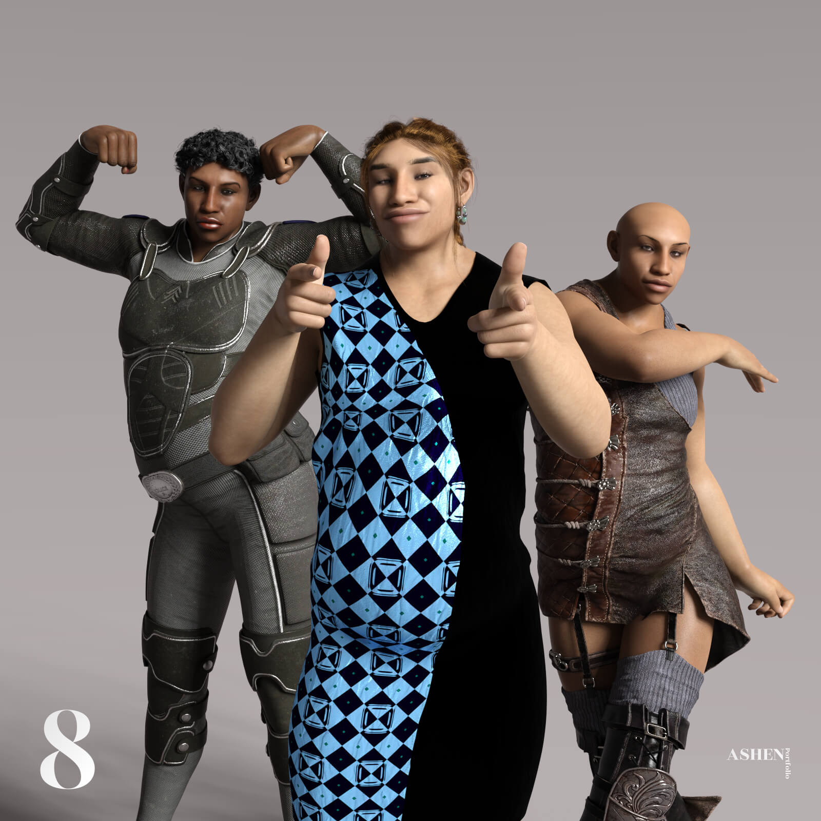 Sparky Skittle Character Morphs for G8F, 8.1F and G9 - Daz Content by ...