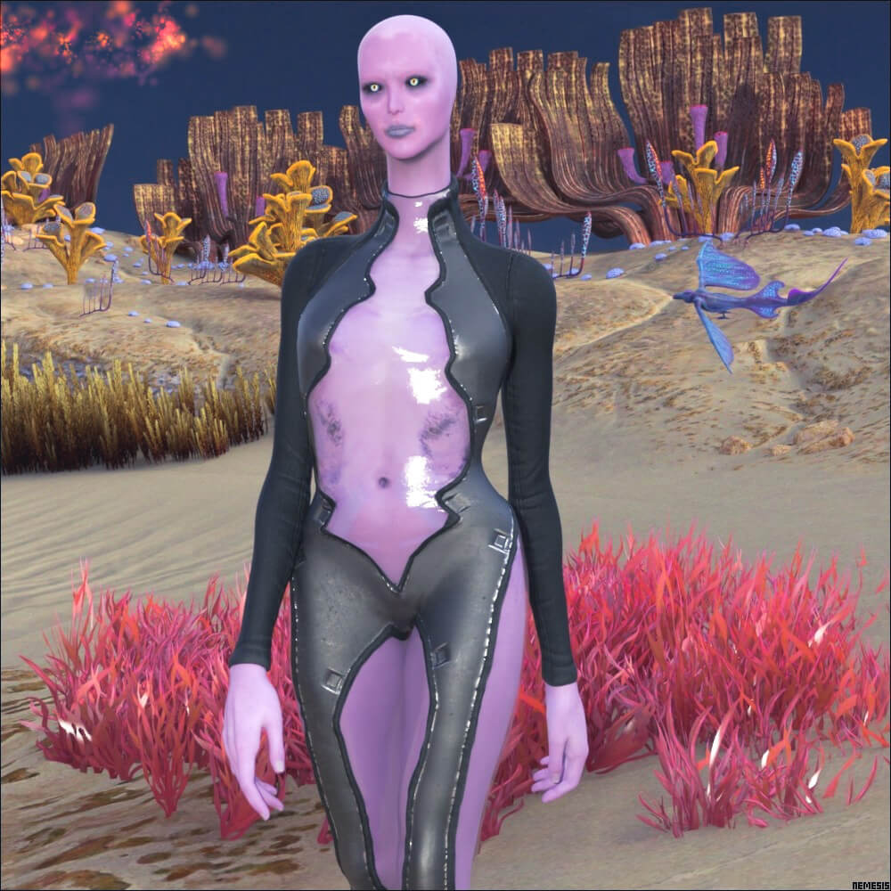 Tall One Character Morph for G8F and 8.1F - Free Daz Content by AshenPortfolio