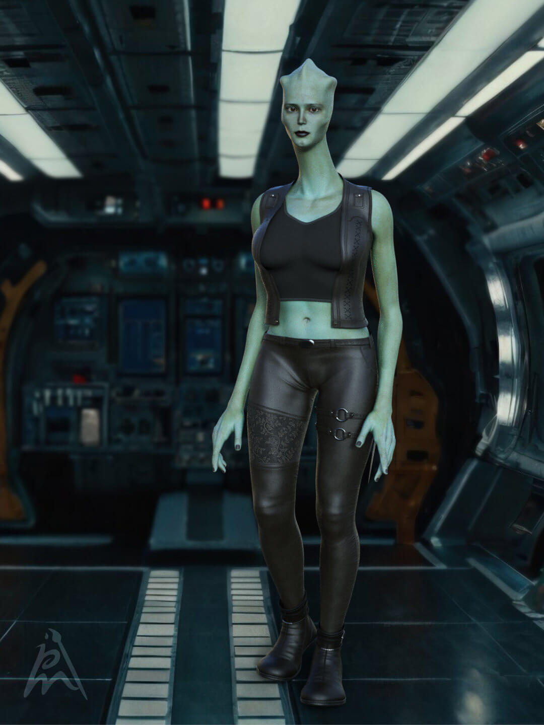 Tall One Character Morph for G8F and 8.1F - Free Daz Content by ...