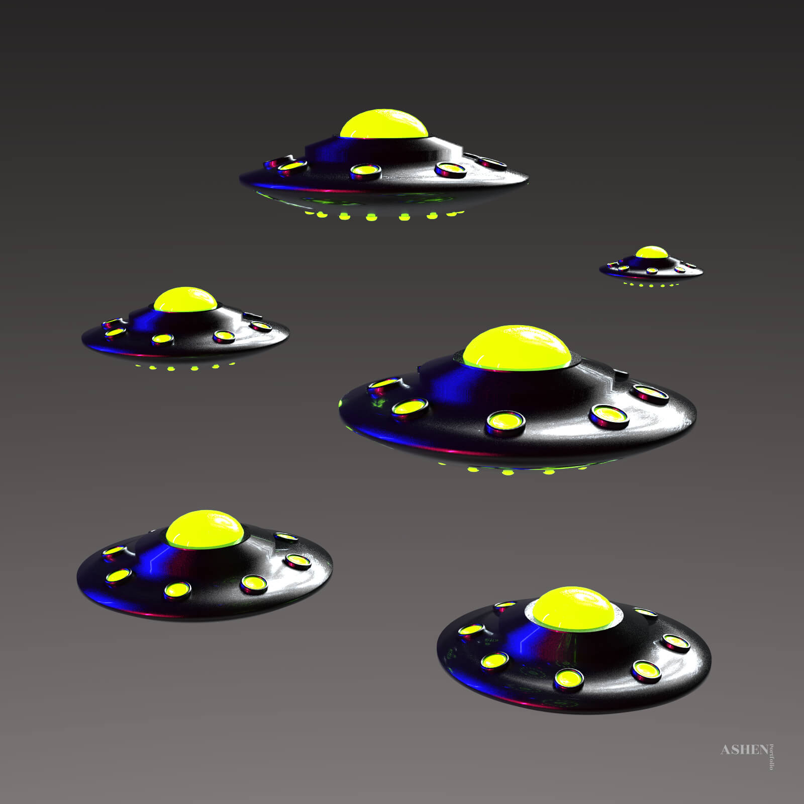 UFO Prop Pack - Daz Content by AshenPortfolio