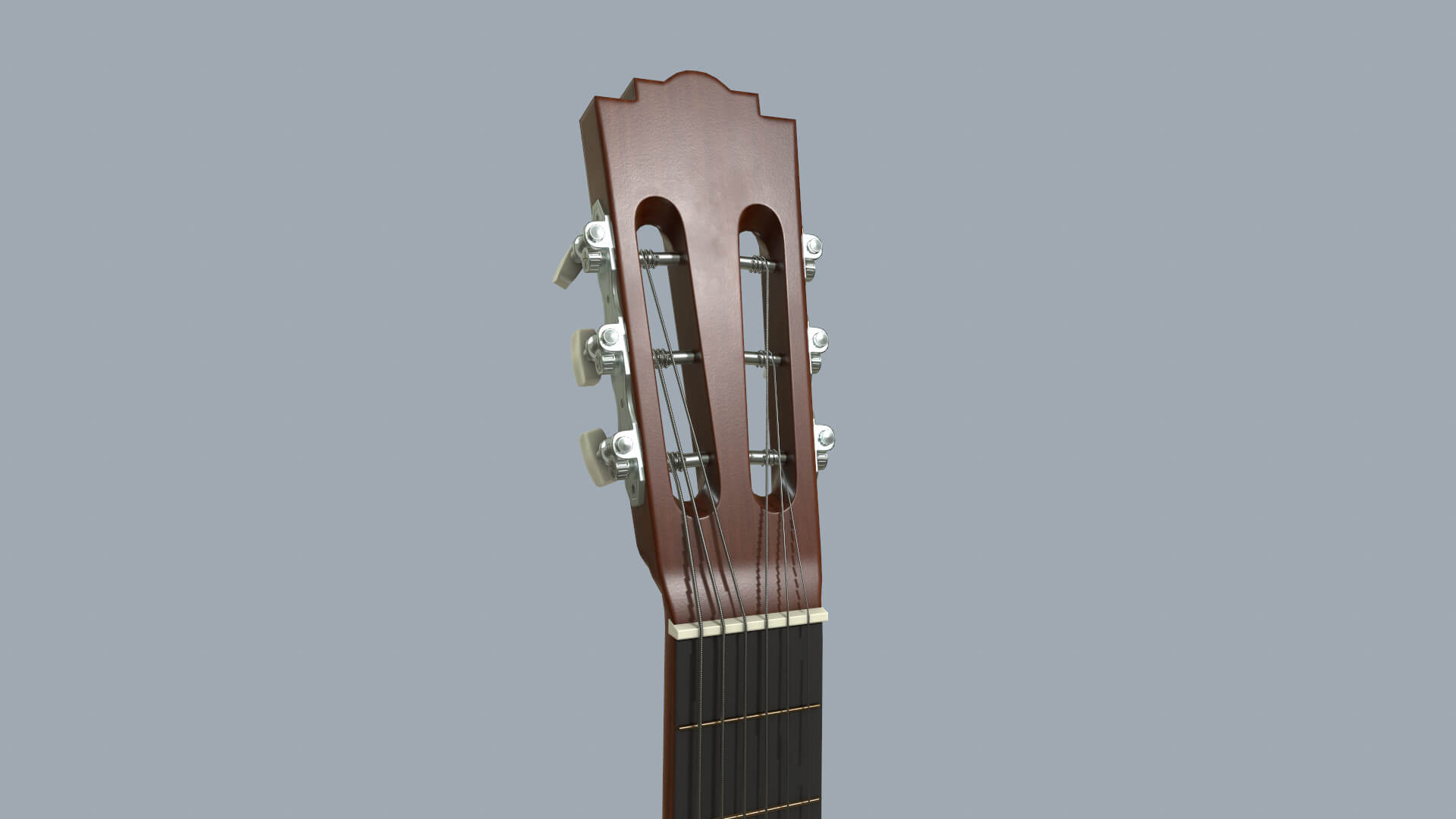 Acoustic Guitar - Free 3D Model by AshMesh