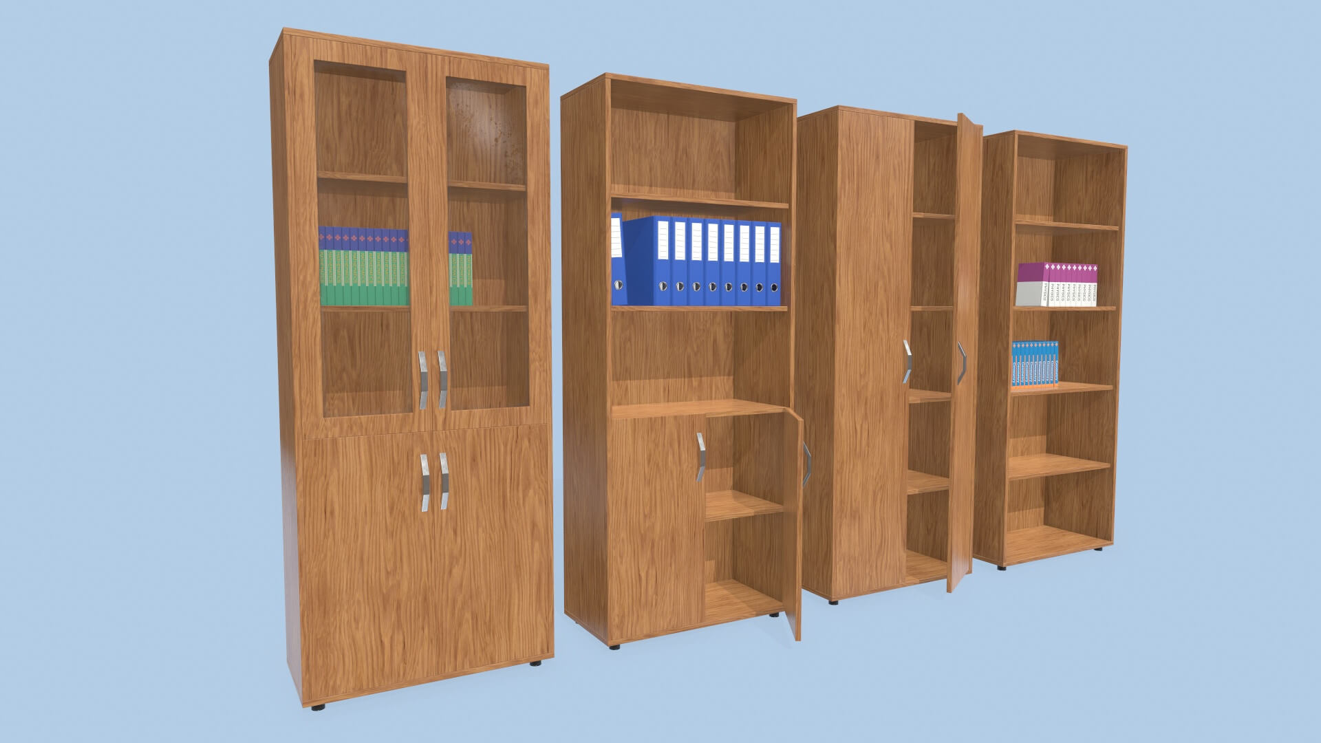Bookcases - 3D Model by AshMesh