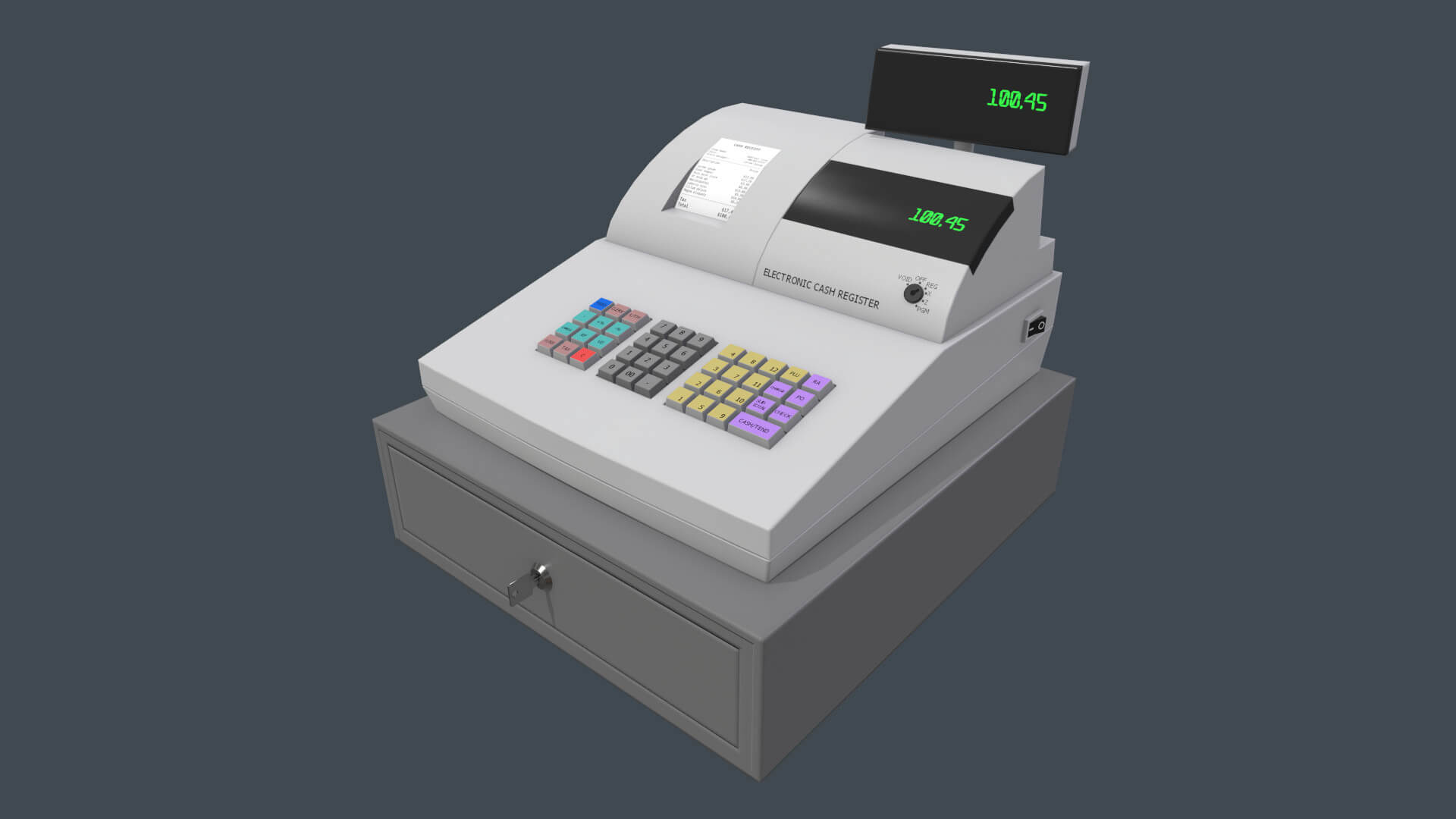 Cash Register - 3D Model by AshMesh