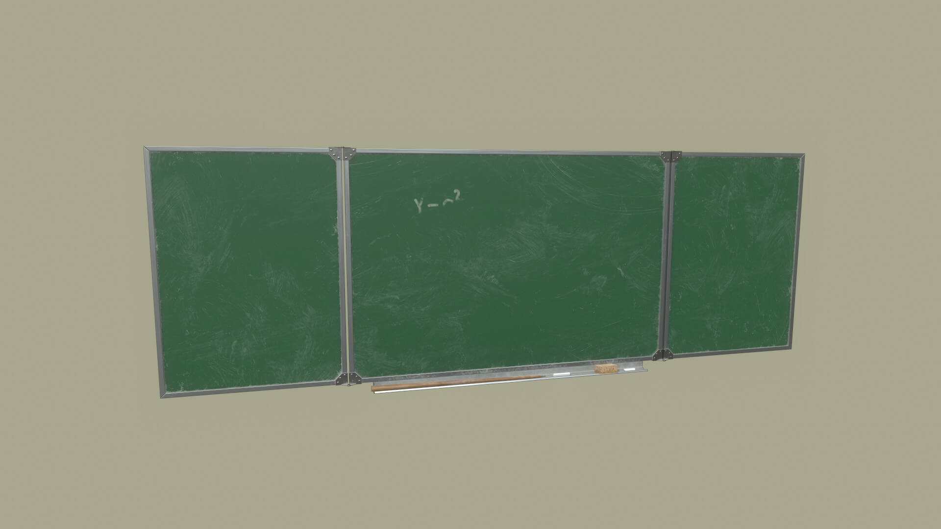 Chalkboard - 3D Model by AshMesh