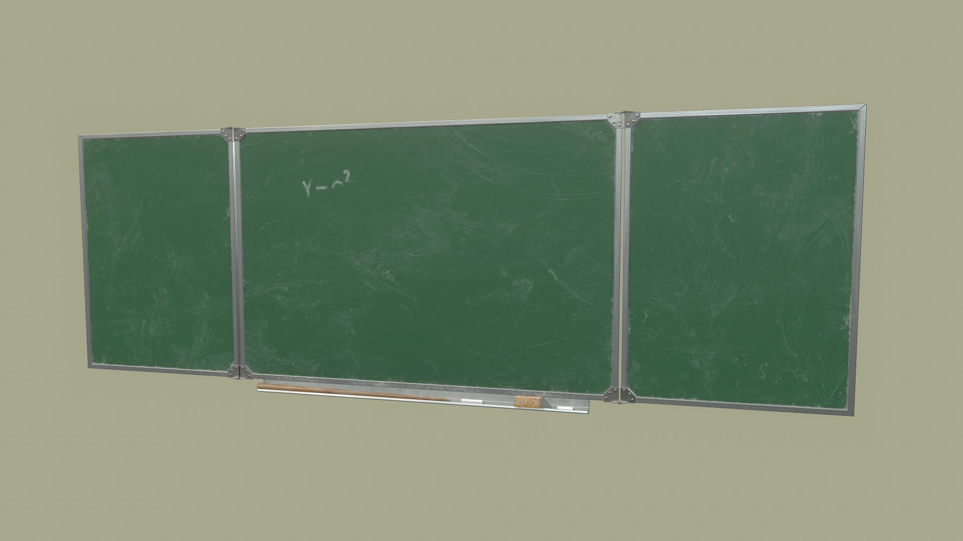 Chalkboard - 3D Model by AshMesh