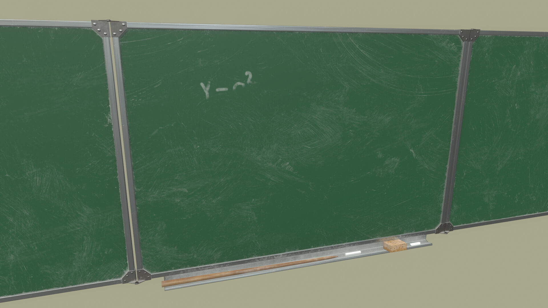 Chalkboard - 3D Model by AshMesh