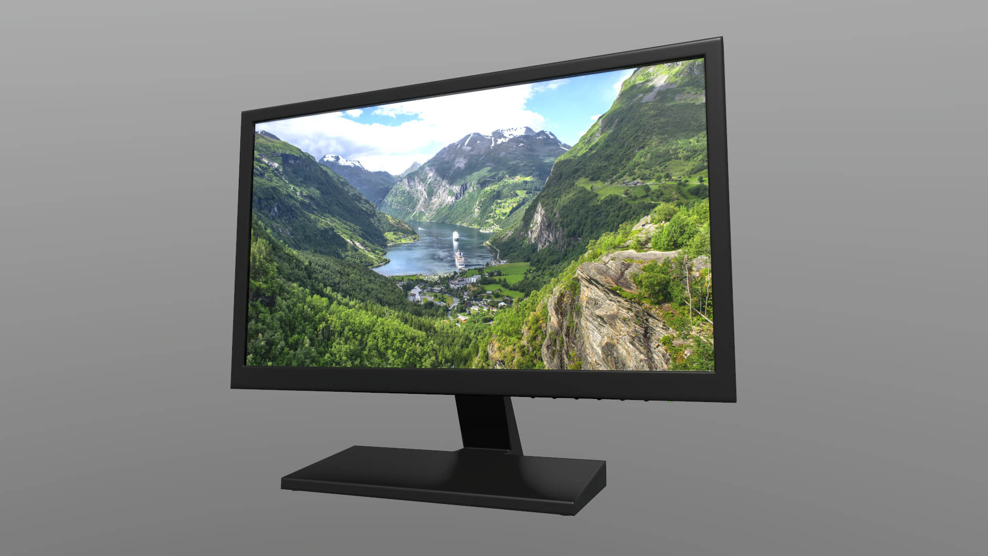 Computer Monitor - 3D Model by AshMesh