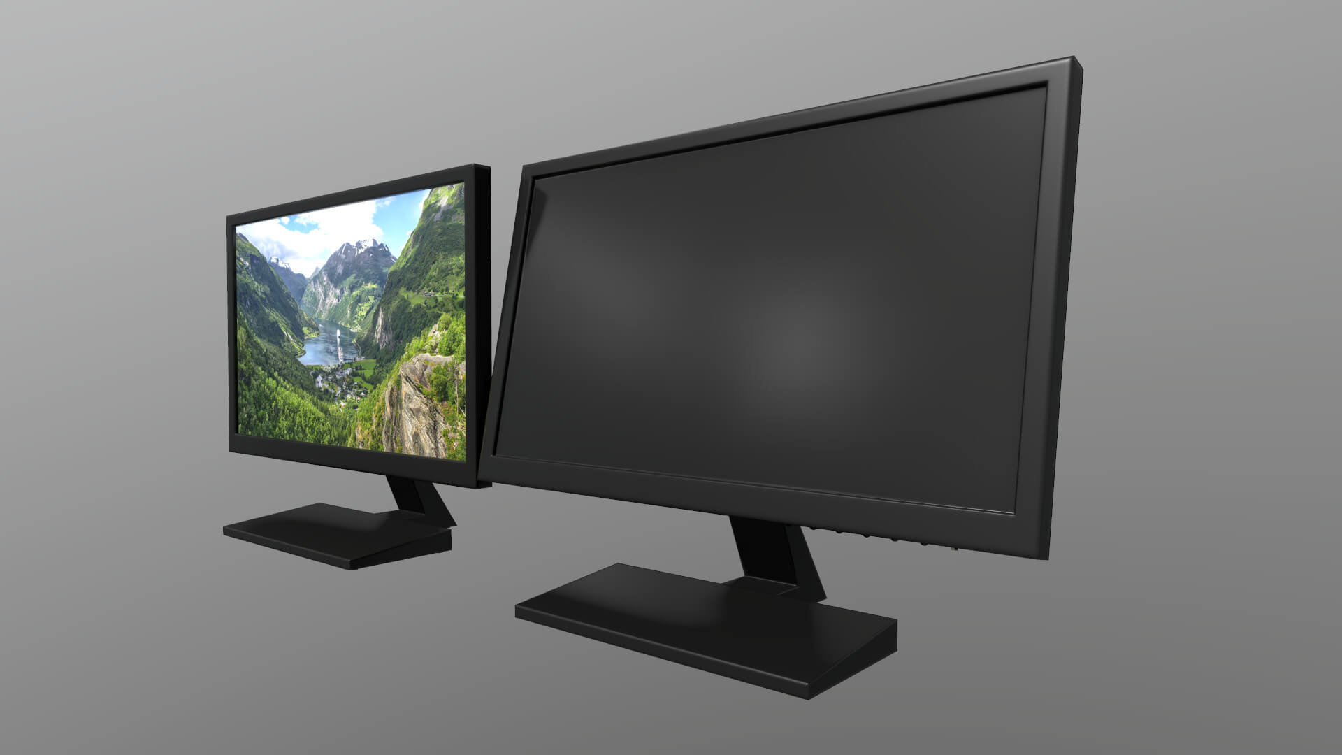 Computer Monitor - 3D Model by AshMesh