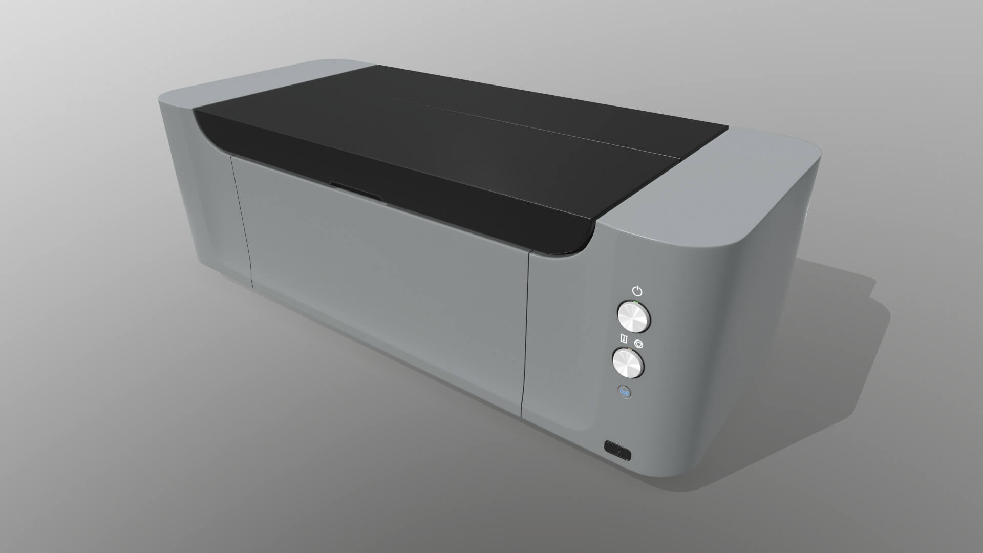 Computer Printer - 3D Model by AshMesh