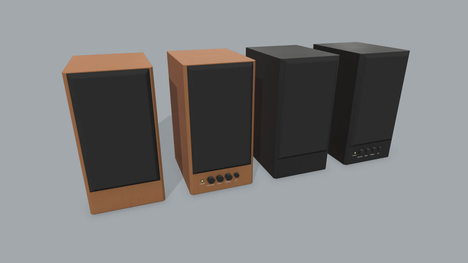 Computer Speakers - 3D Model by AshMesh
