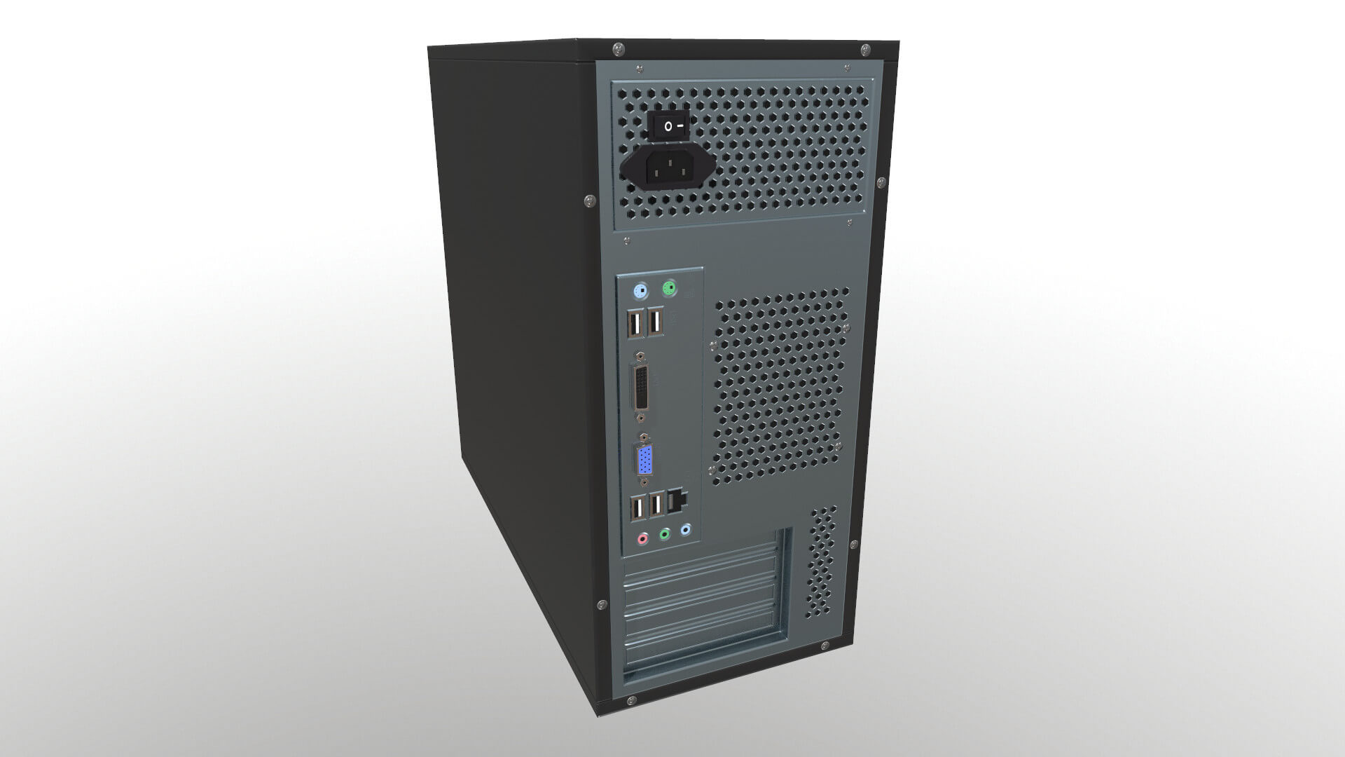 Computer Tower - 3D Model by AshMesh