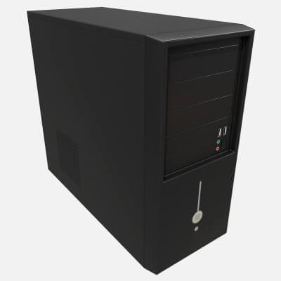 Computer Tower - 3D Model by AshMesh