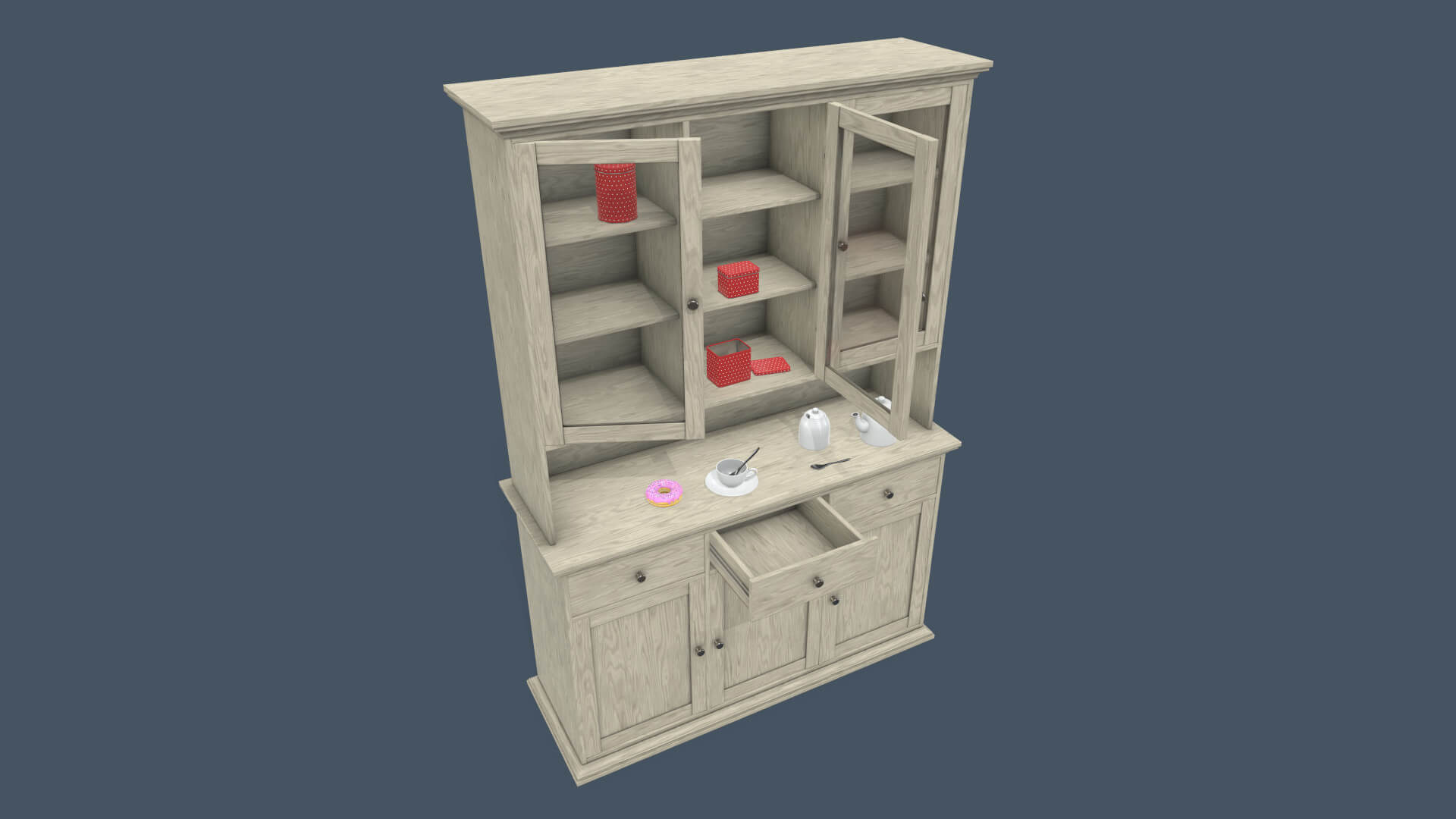 Cupboard - 3D Model by AshMesh