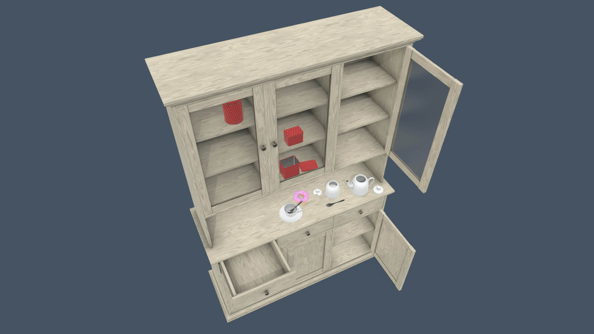 Cupboard - 3D Model by AshMesh