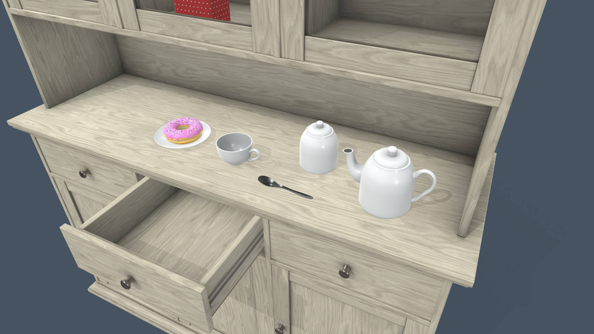 Cupboard - 3D Model by AshMesh