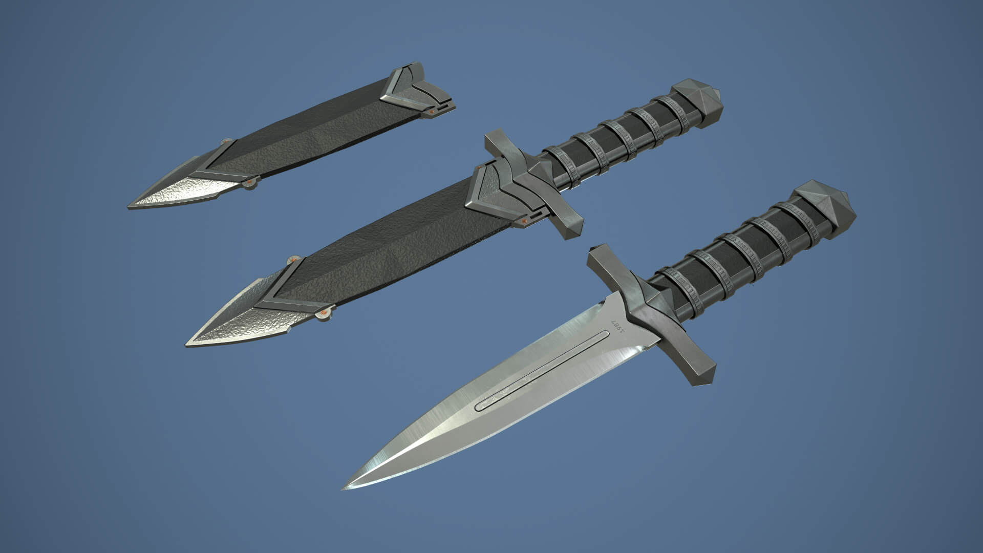 Dagger - 3D Model by AshMesh