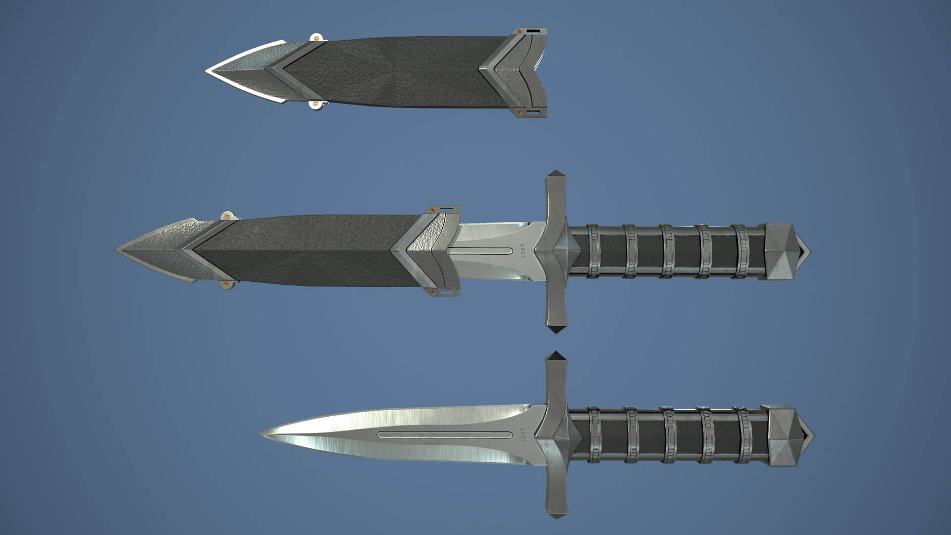 Dagger - 3D Model by AshMesh