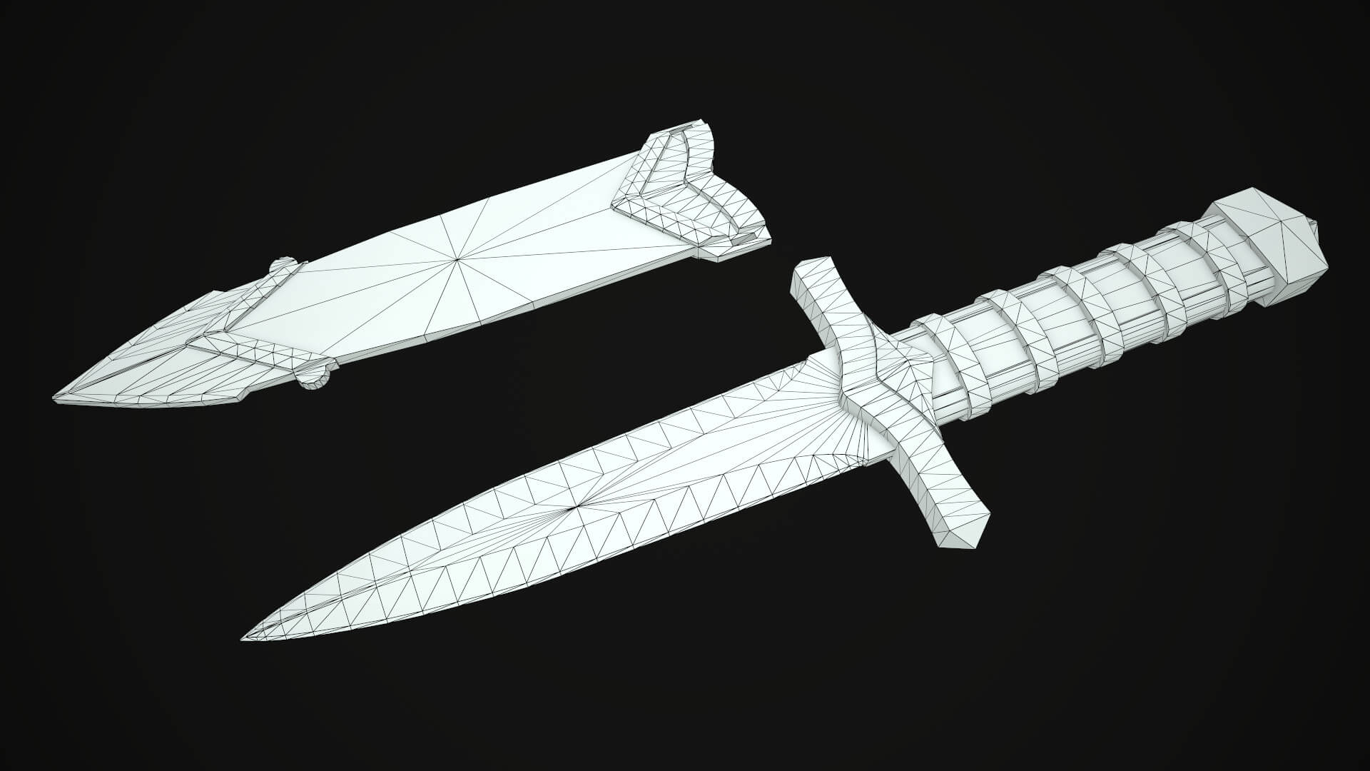 Dagger - 3D Model by AshMesh