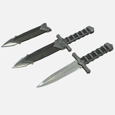 Low Poly Models | Weapons | Daggers | RenderHub