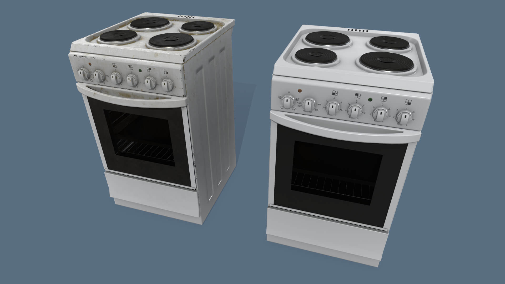 Electric Stove - 3D Model by AshMesh