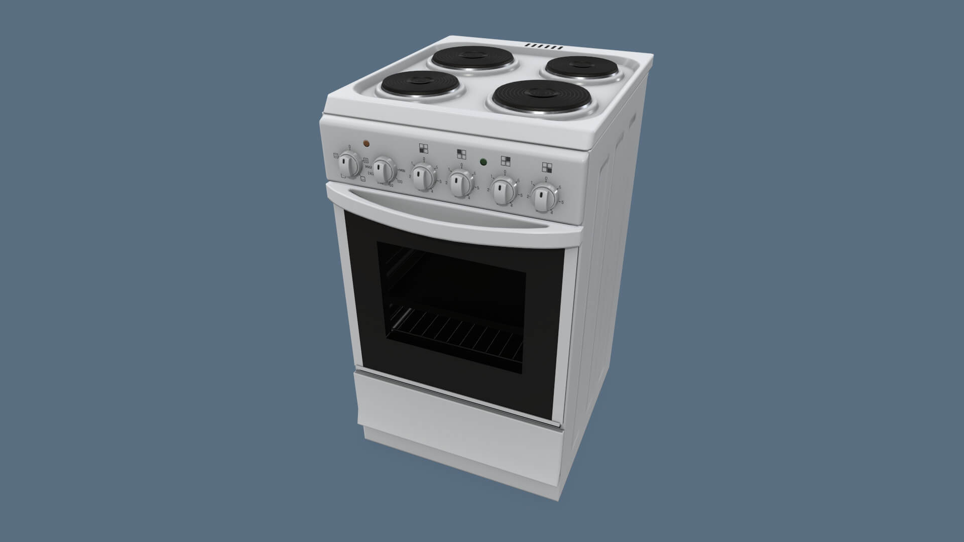 Electric Stove - 3D Model by AshMesh
