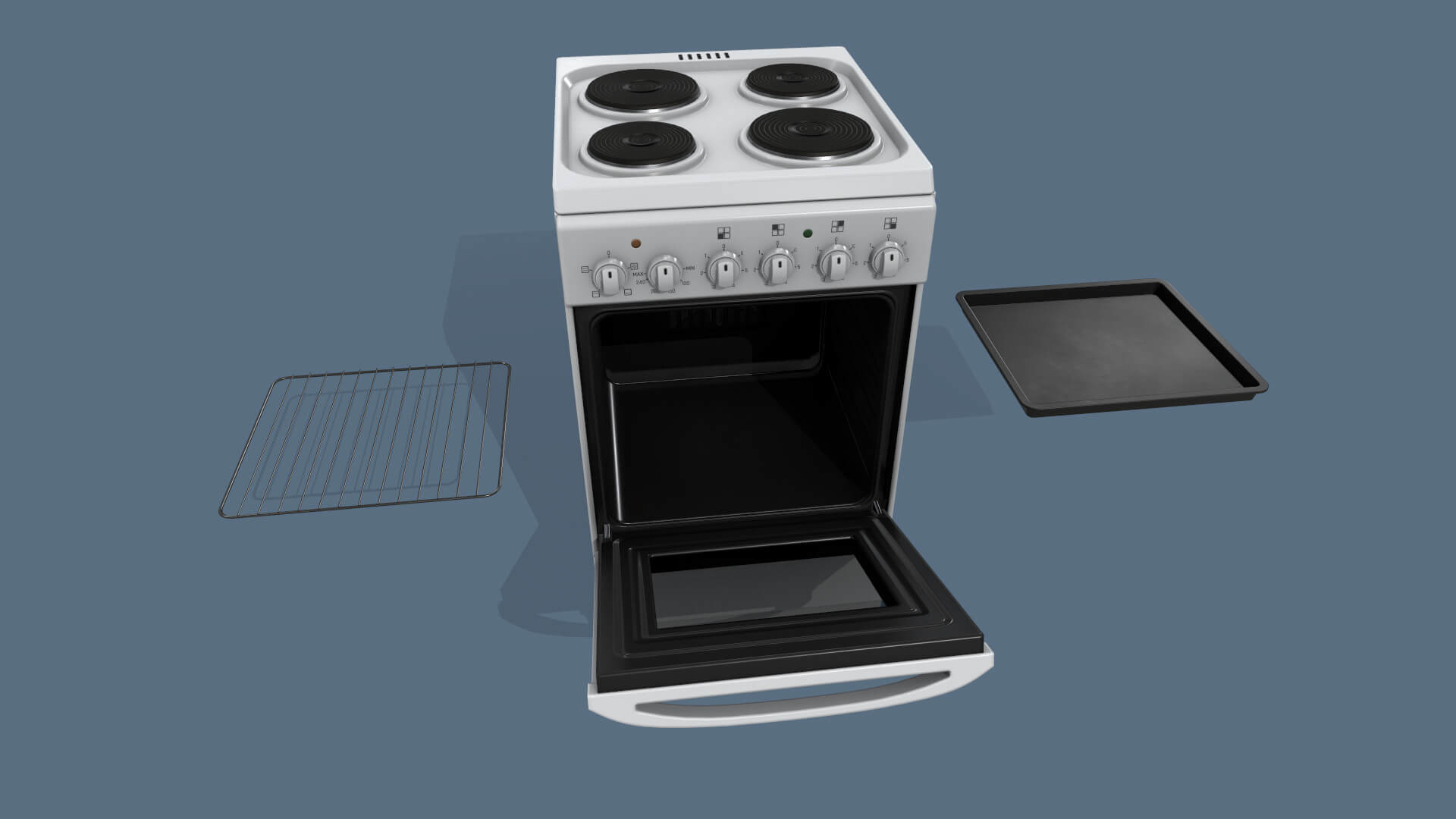 Electric Stove - 3D Model by AshMesh