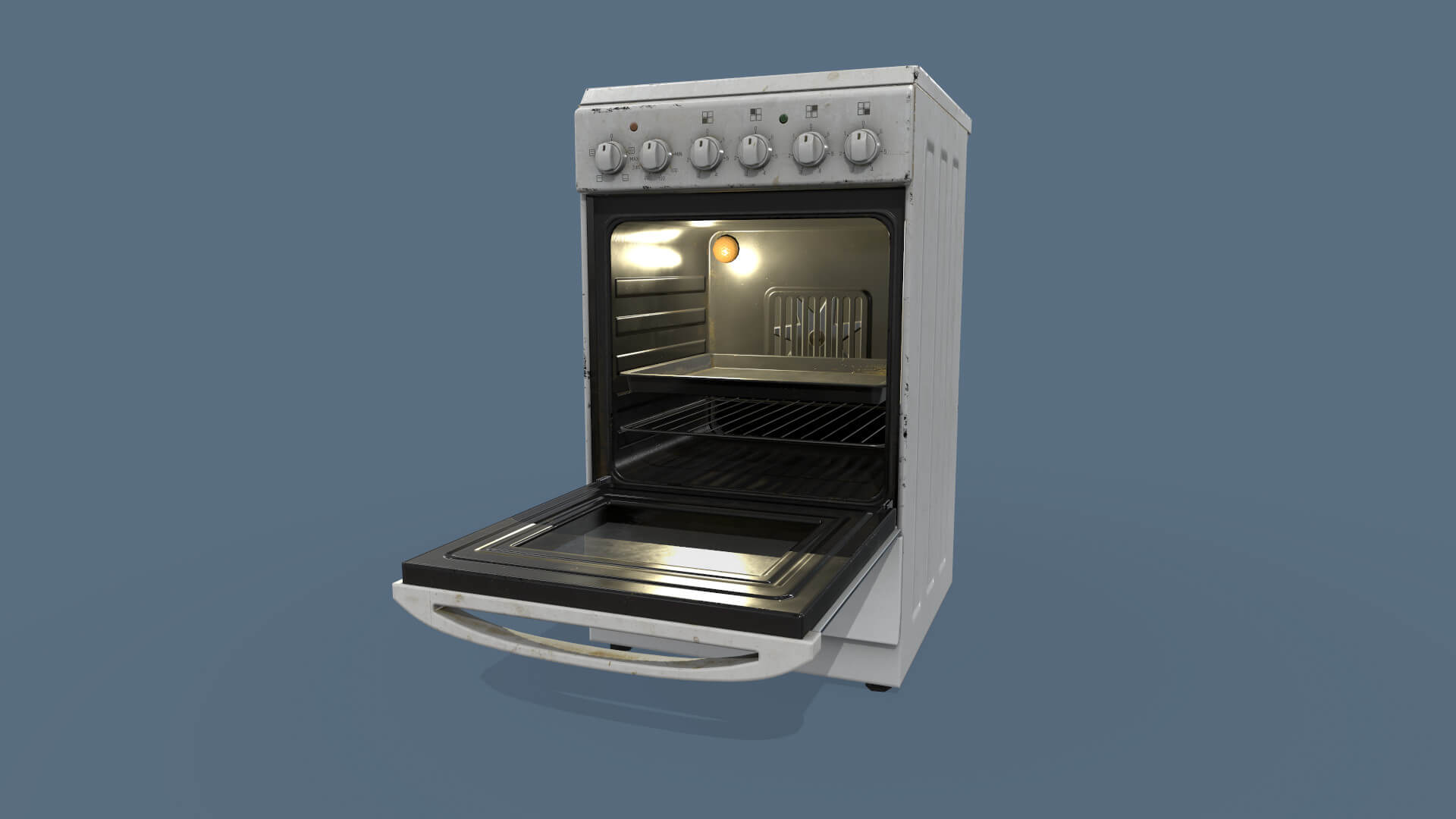 Electric Stove - 3D Model by AshMesh
