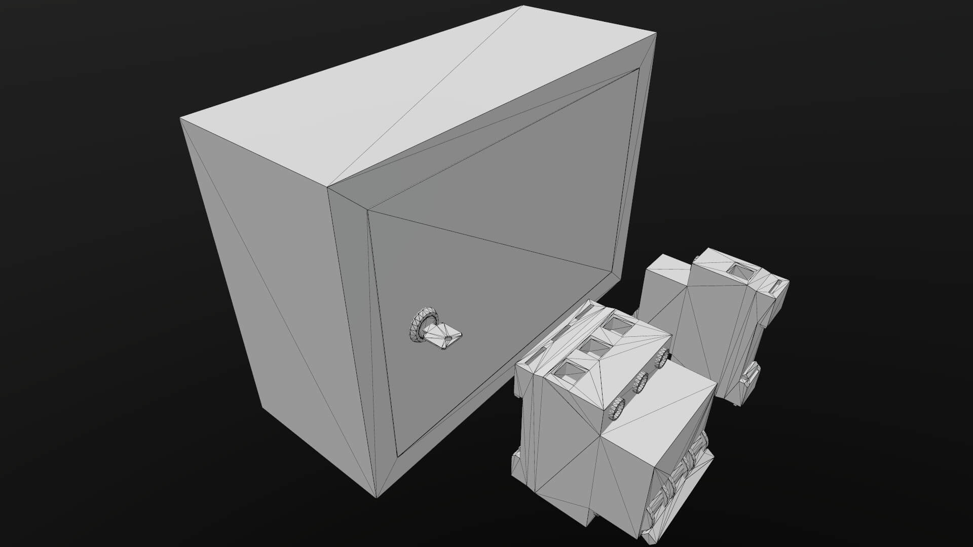 Electrical Fuse Box - 3D Model by AshMesh