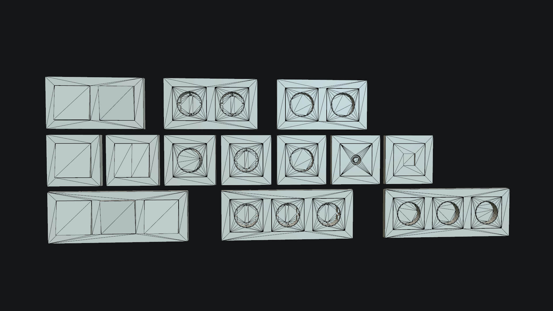 Electrical Switches and Outlets - 3D Model by AshMesh