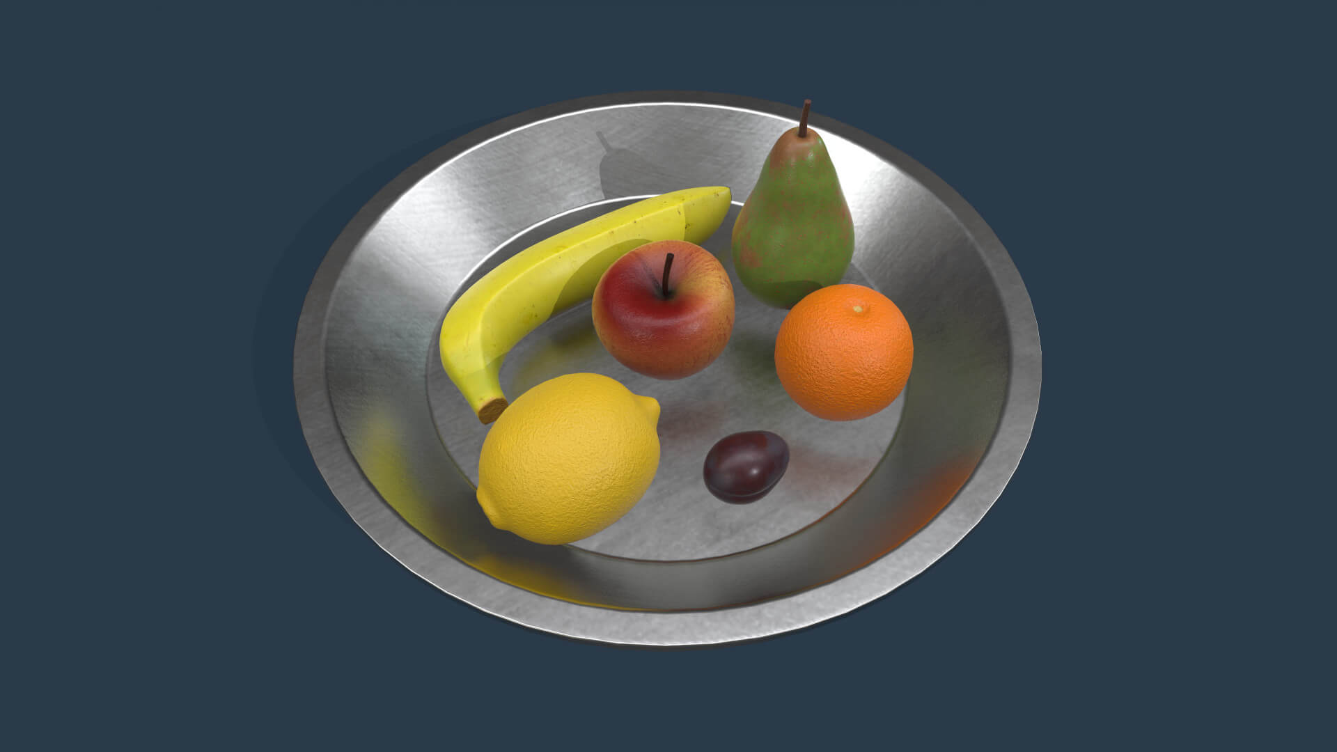 Fruit Set - 3D Model by AshMesh