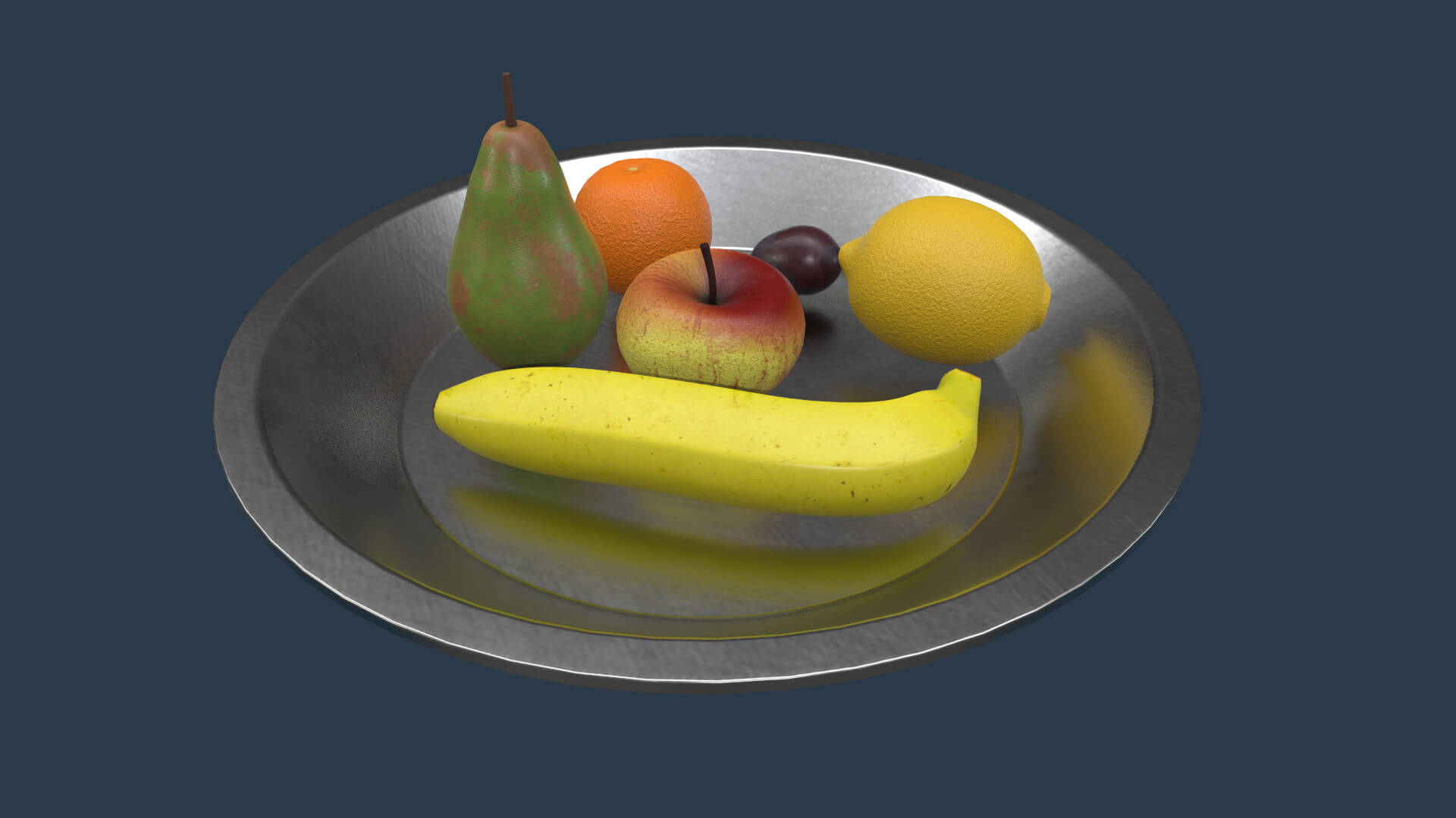 Fruit Set - 3D Model by AshMesh