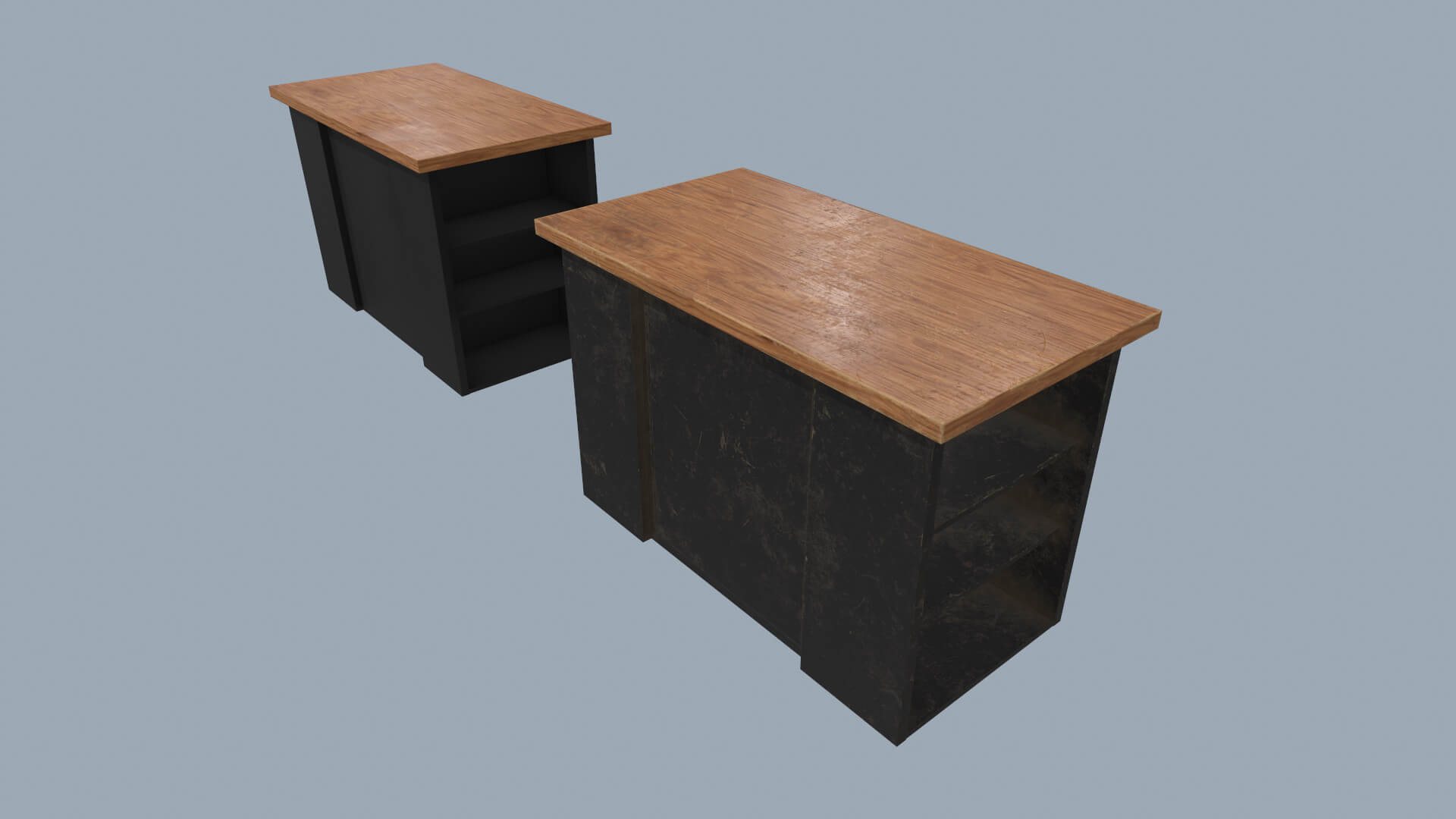Kitchen Island - 3D Model by AshMesh