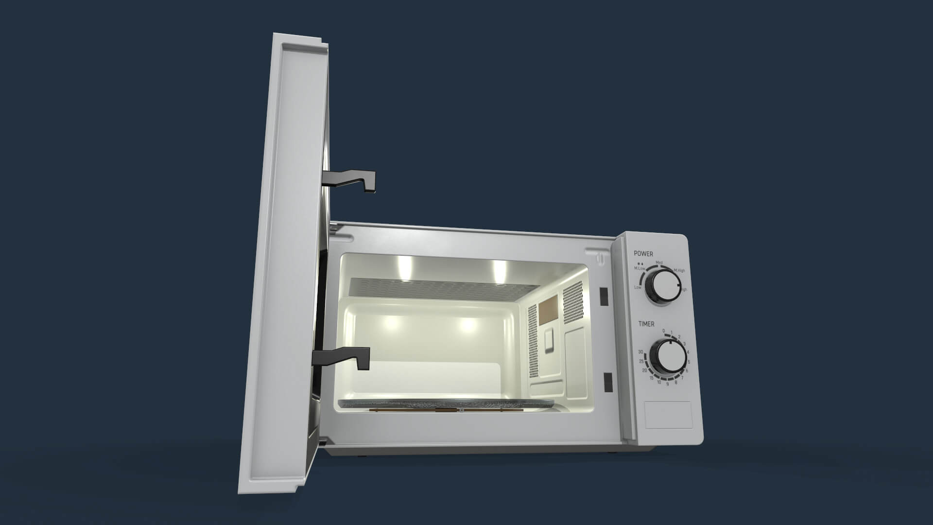 Microwave - 3D Model by AshMesh