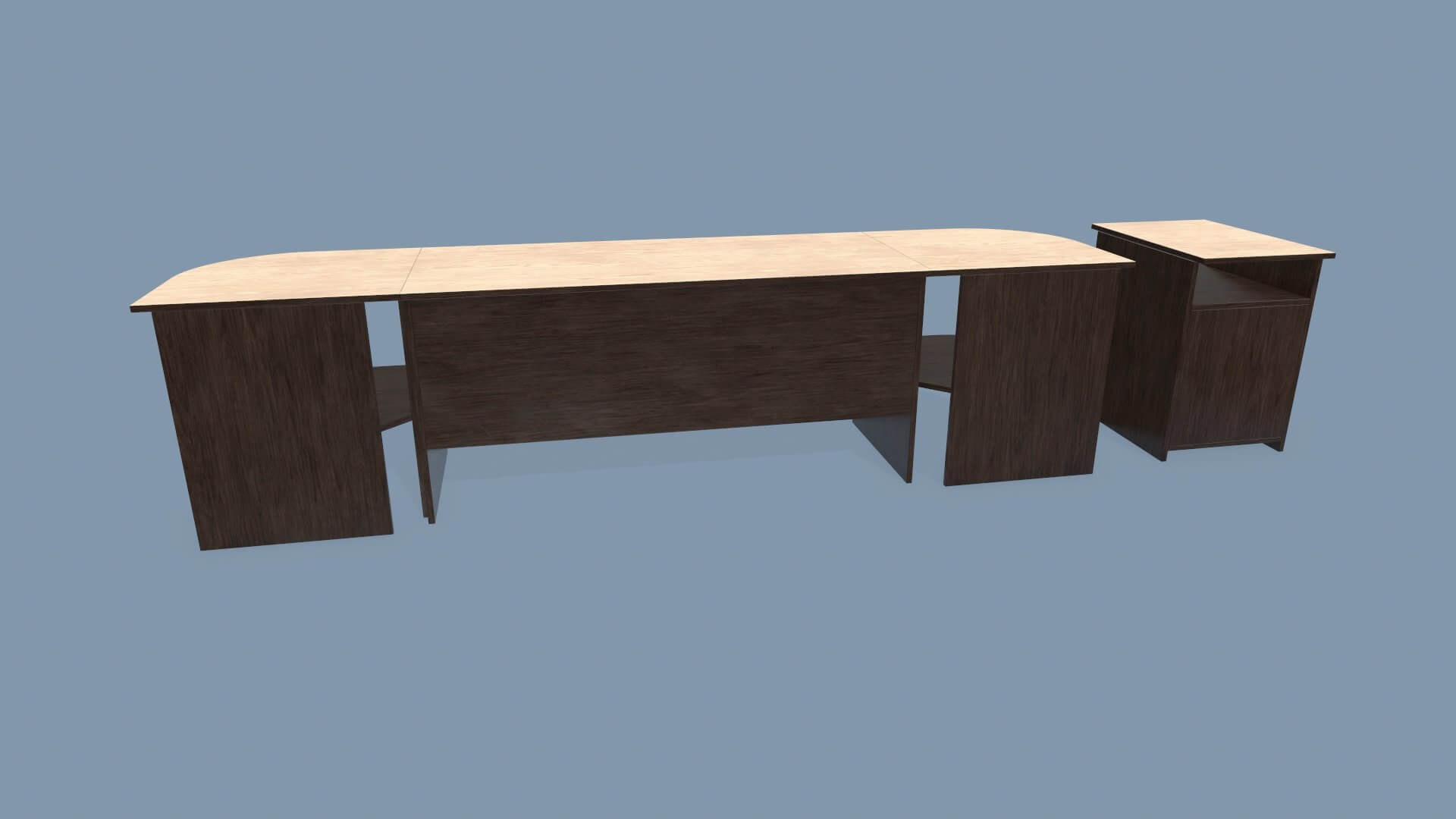 Office Desk - 3D Model by AshMesh