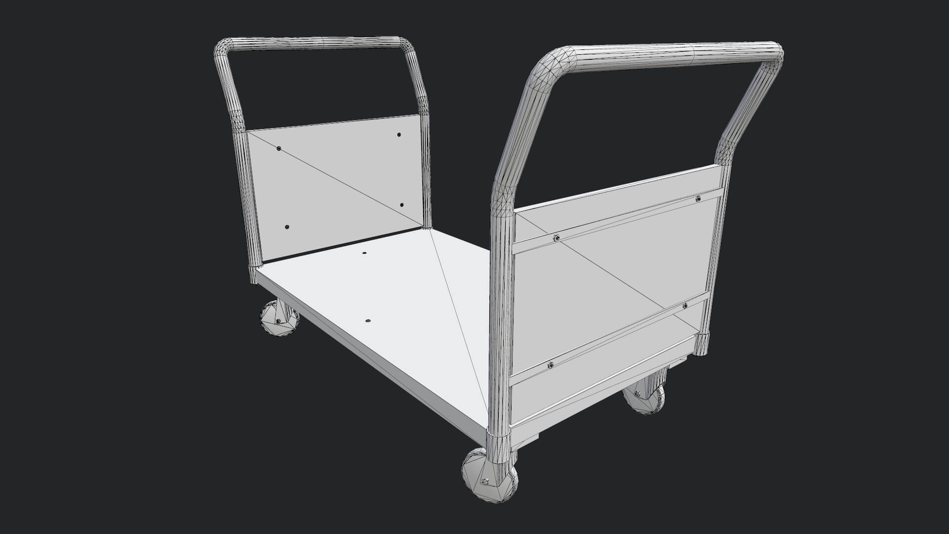 Platform Trolley - 3D Model by AshMesh