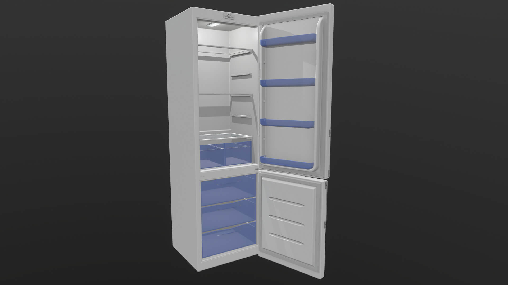 Refrigerator - 3D Model by AshMesh