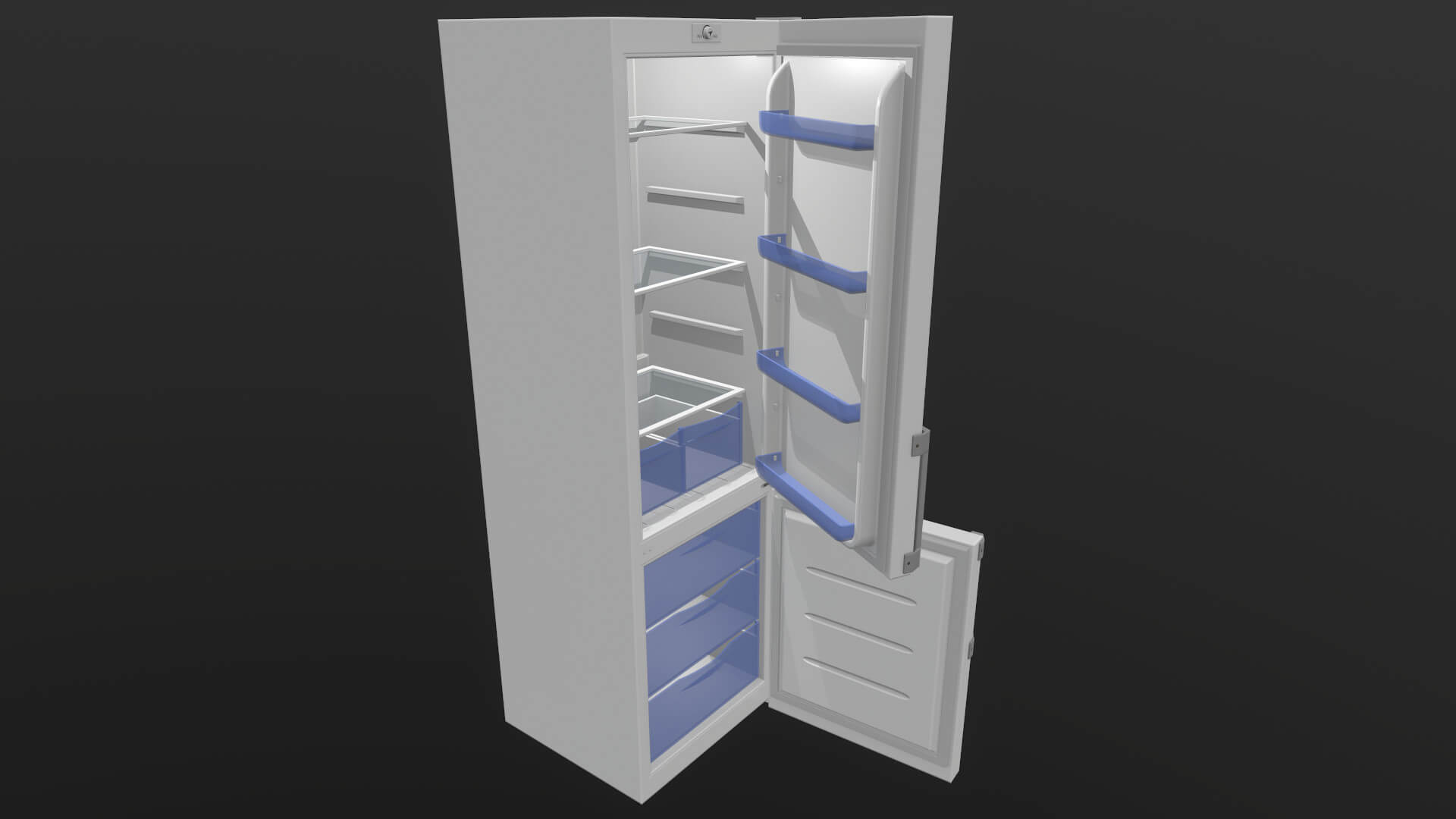 Refrigerator - 3D Model by AshMesh