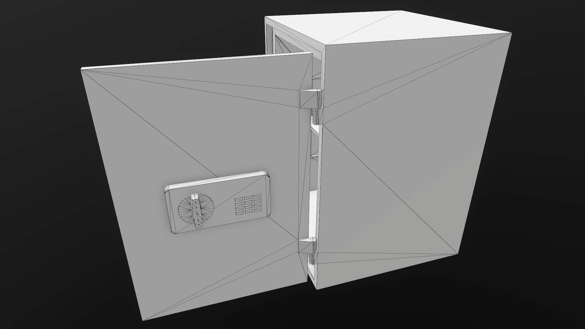 Safe Box - 3D Model by AshMesh
