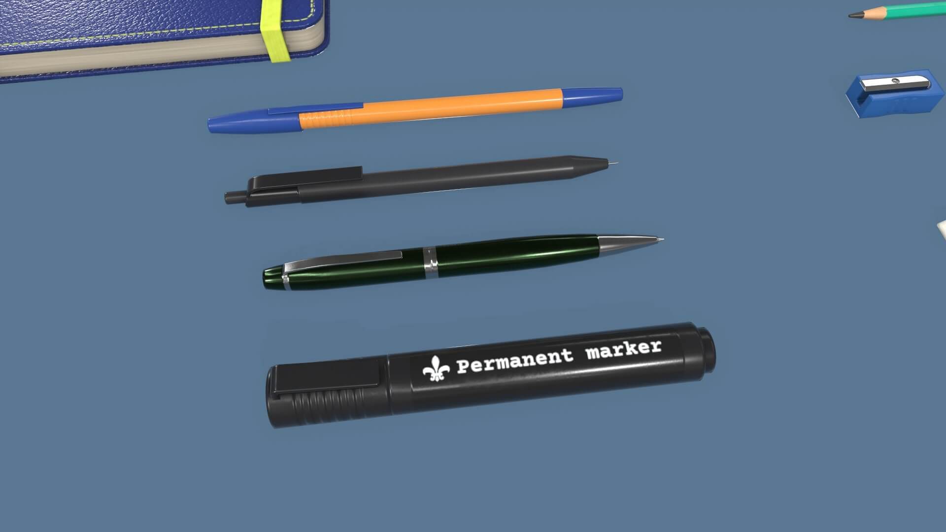 Office Supplies - 3D Model by AshMesh
