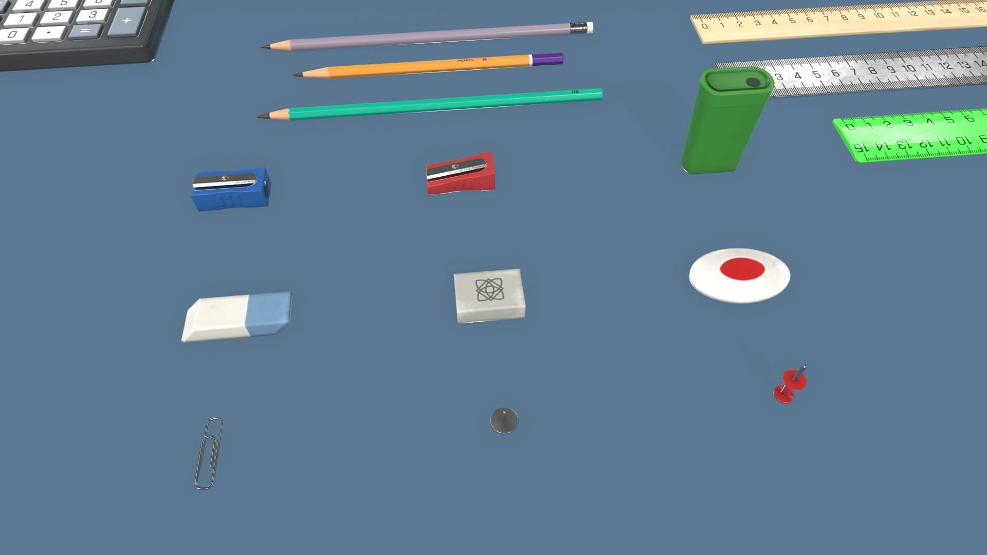 Office Supplies - 3D Model by AshMesh