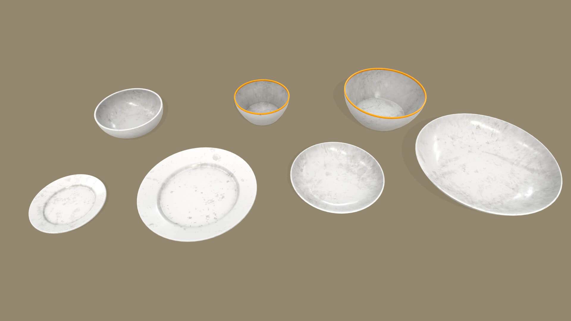 Tableware - 3D Model by AshMesh