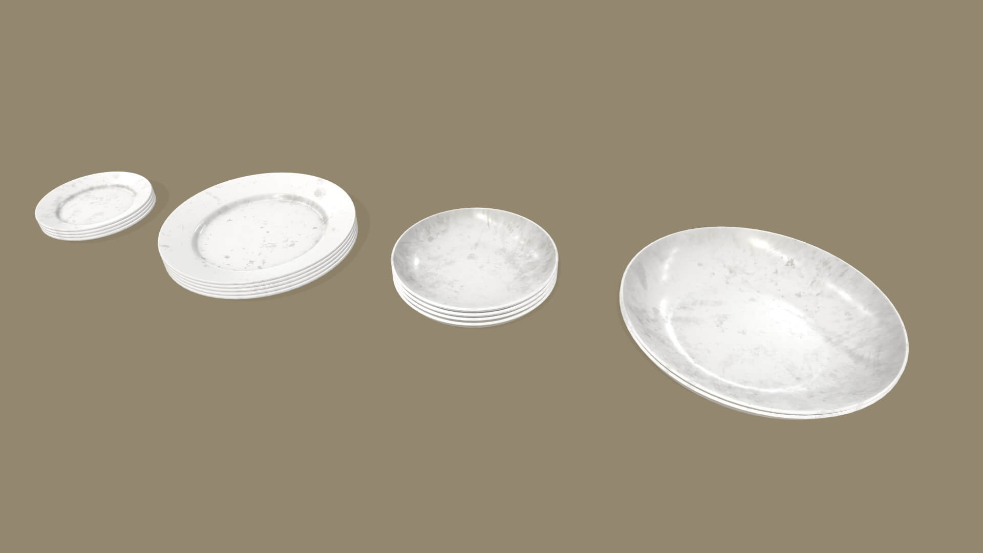Tableware - 3D Model by AshMesh