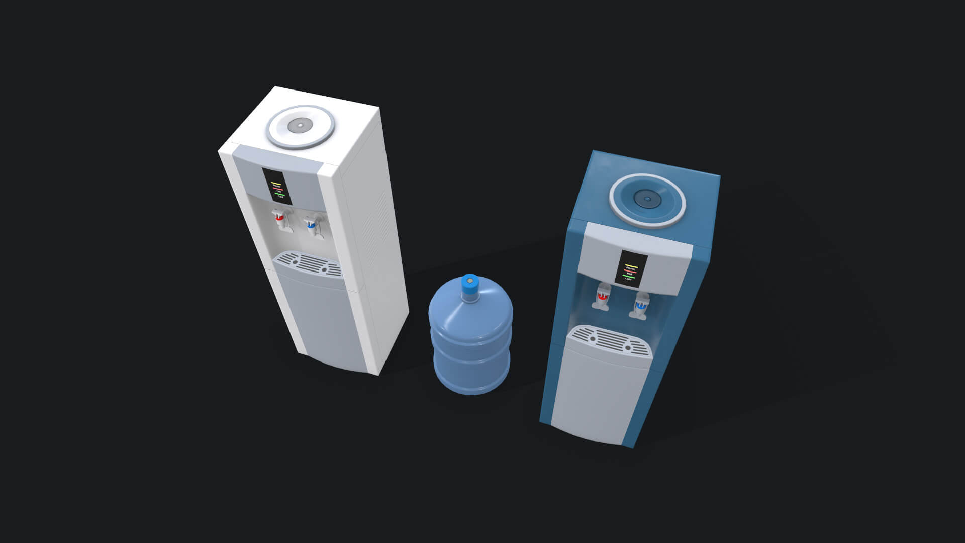 Water Cooler - 3D Model by AshMesh